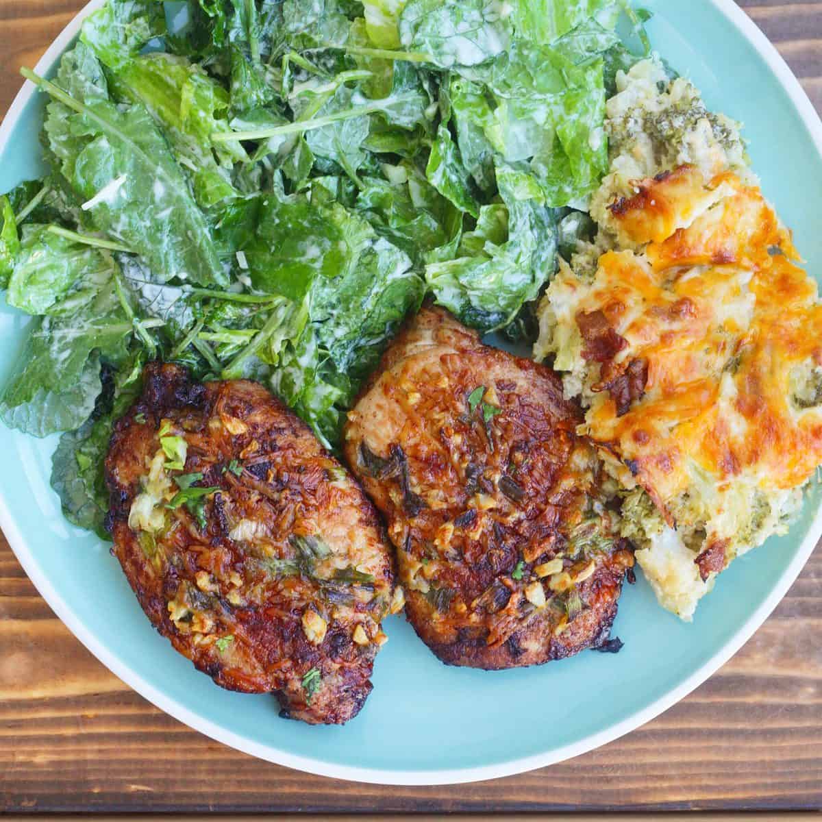 Garlic Butter Pork Chops - Ev's Eats